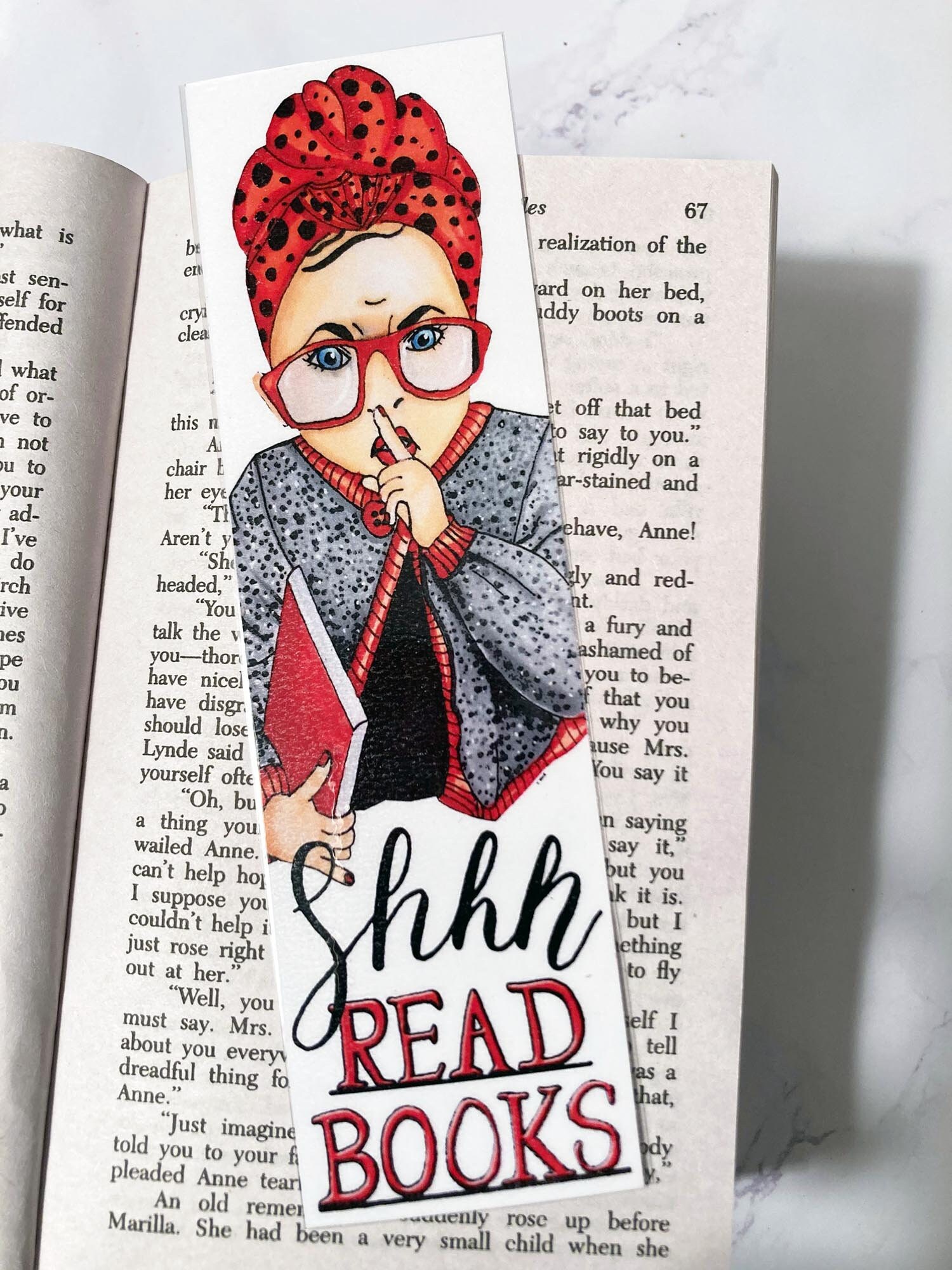 Librarian Bookmark Laminated Bookmark Read Books - Etsy