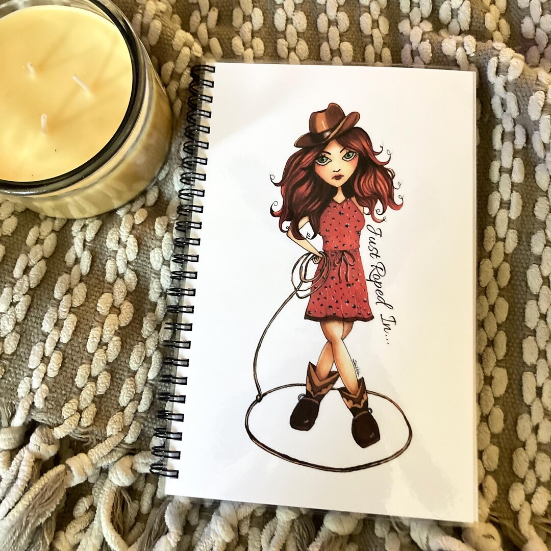 Spiral Notebooks | Journal | Study Notebook | Cowgirl Notebook | School ...