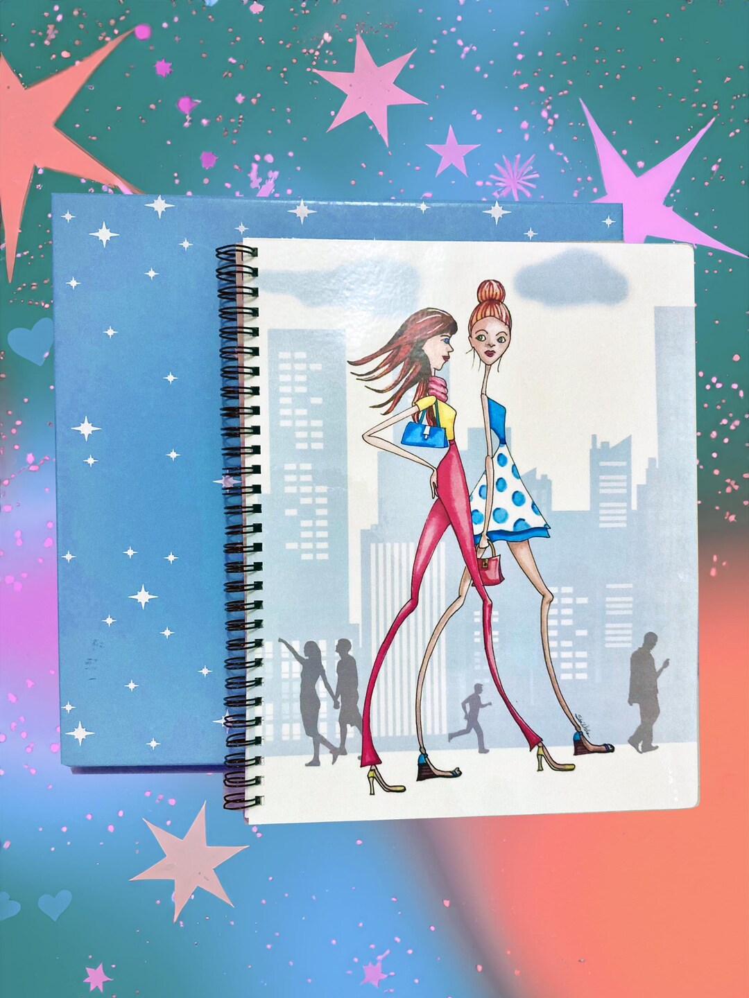 Spiral Notebooks | Journal | Study Notebook | Stylish City Girls ...