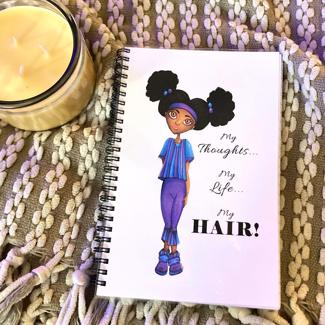 Spiral Notebooks | Journal | Study Notebook | My Thoughts My Hair ...