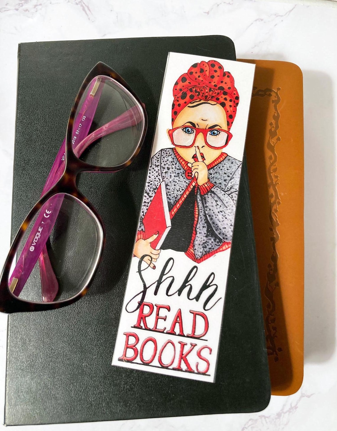 Librarian Bookmark Laminated Bookmark Read Books - Etsy