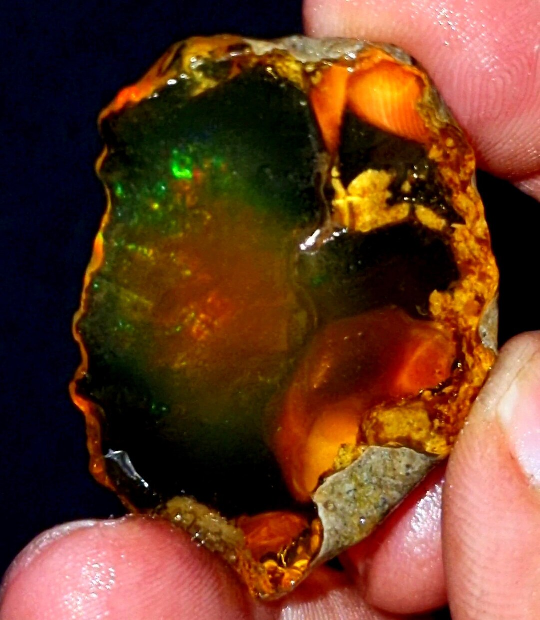 27 Carat Very Rare Natural Ethiopian Opal Rough, Raw Opal, Welo Fire ...
