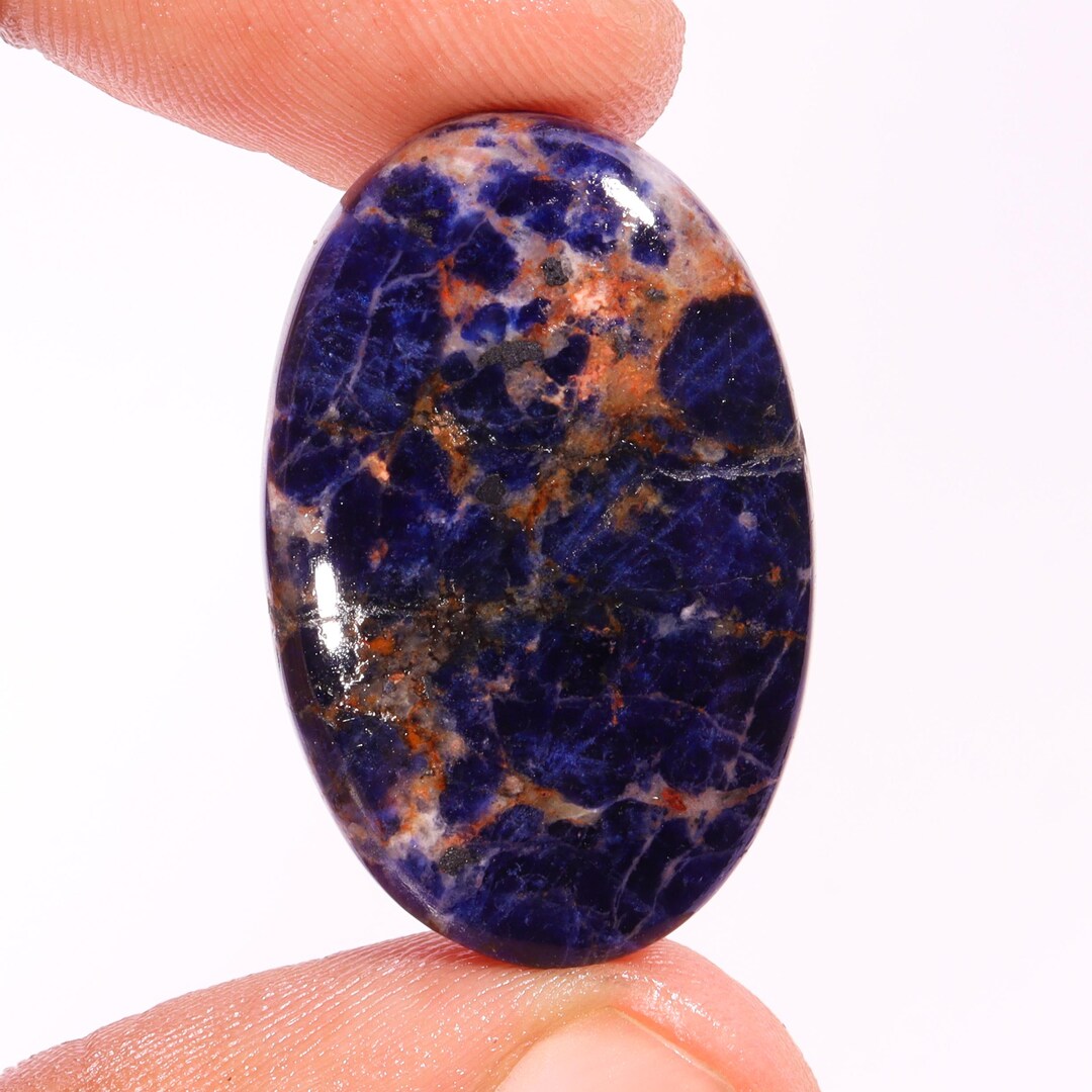 Tempting Top Quality Natural Sodalite Oval Shape Cabochon Designer ...