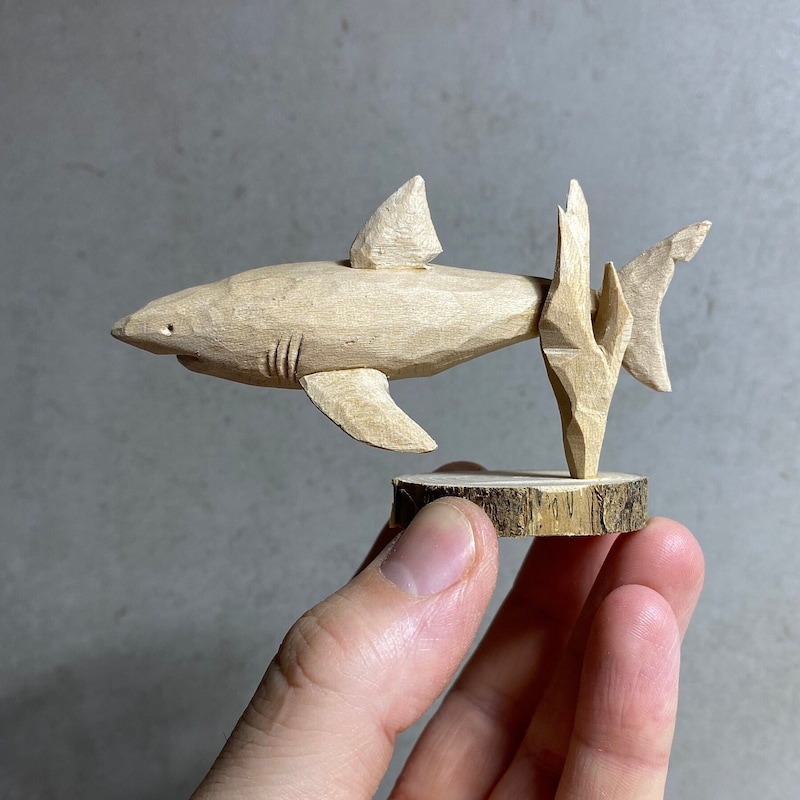 Shark Carving - Etsy