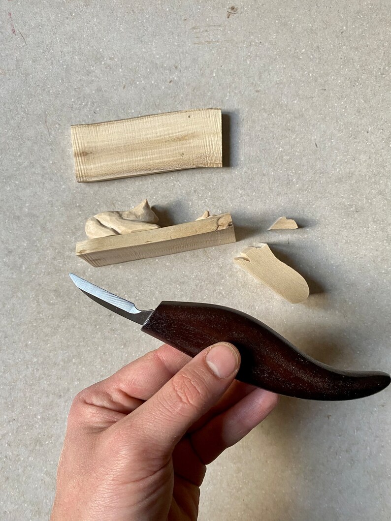 Beginner Whittling Kit How to Whittle a Cat and Mouse - Etsy
