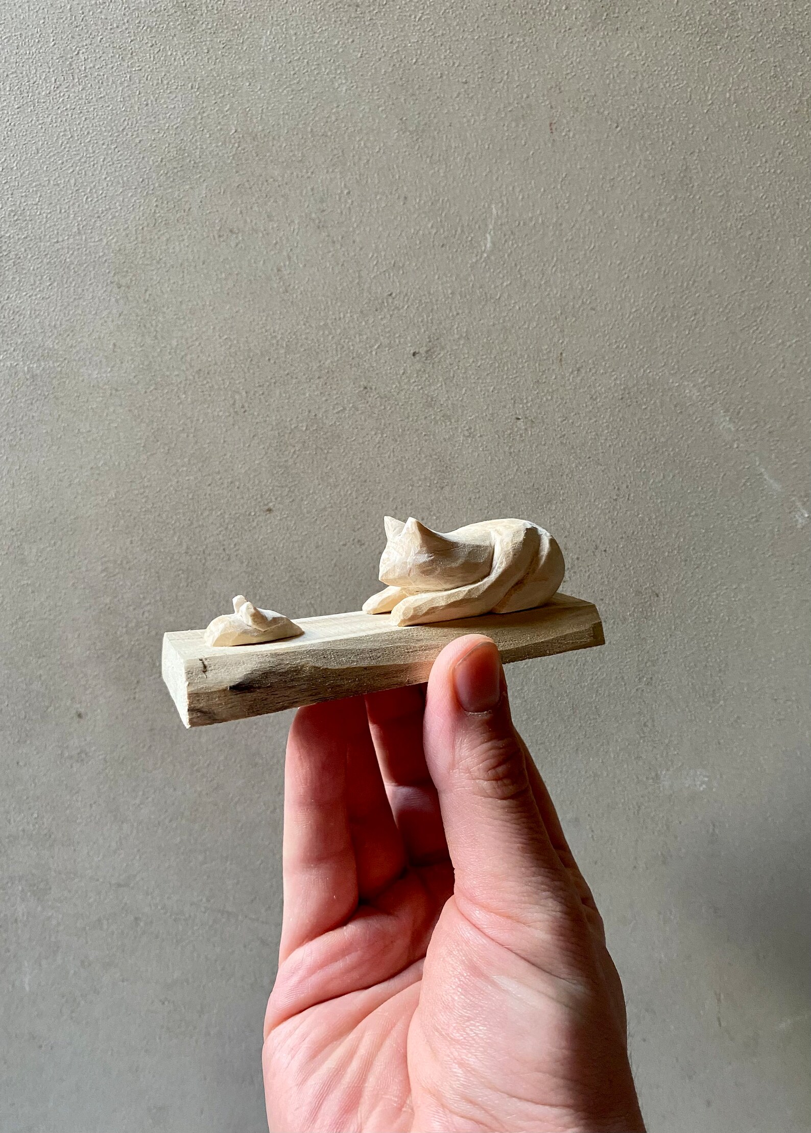 Beginner Whittling Kit How to Whittle a Cat and Mouse - Etsy