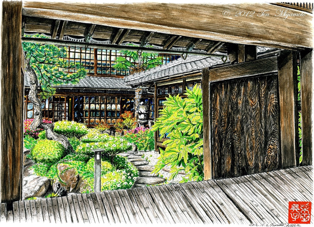 Okayama, Tsuyama, Joto Mukashi Machiya (old Kajimura Family Residence ...