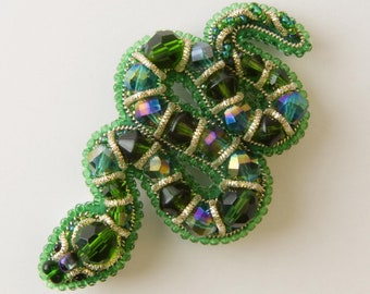 Seed Bead Brooch | Etsy