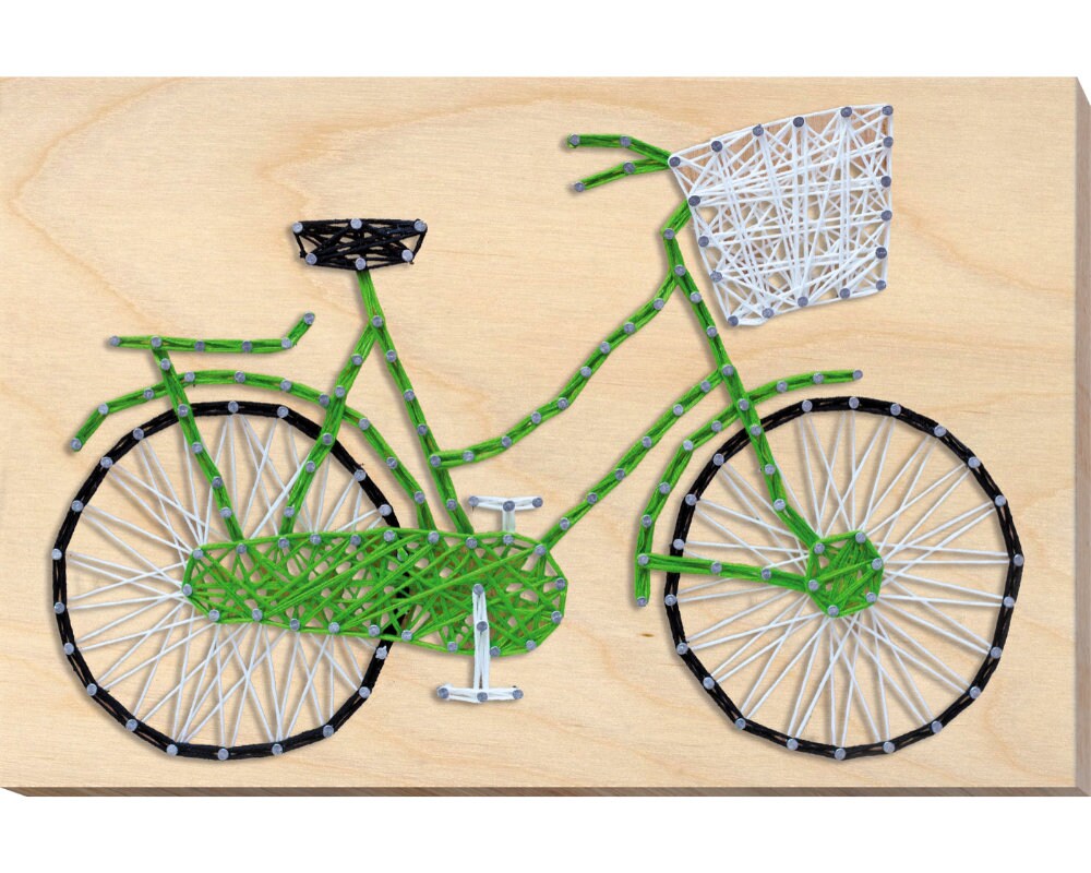 String Art Creative DIY Kit Bicycle | Etsy