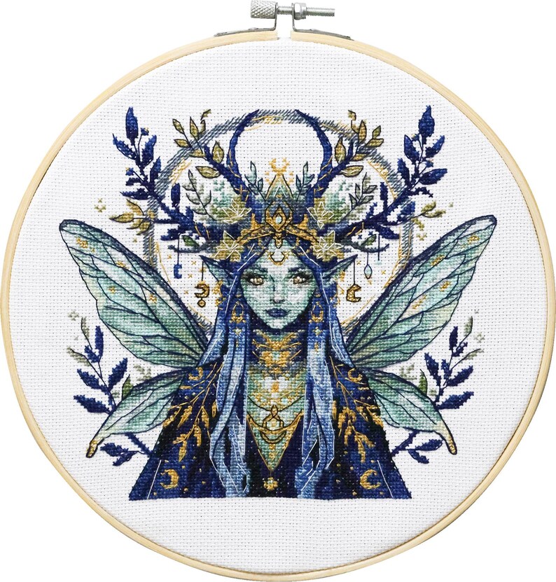 DIY Counted Cross Stitch Kit "elf of the Starry Forest", Embroidery Kit ...