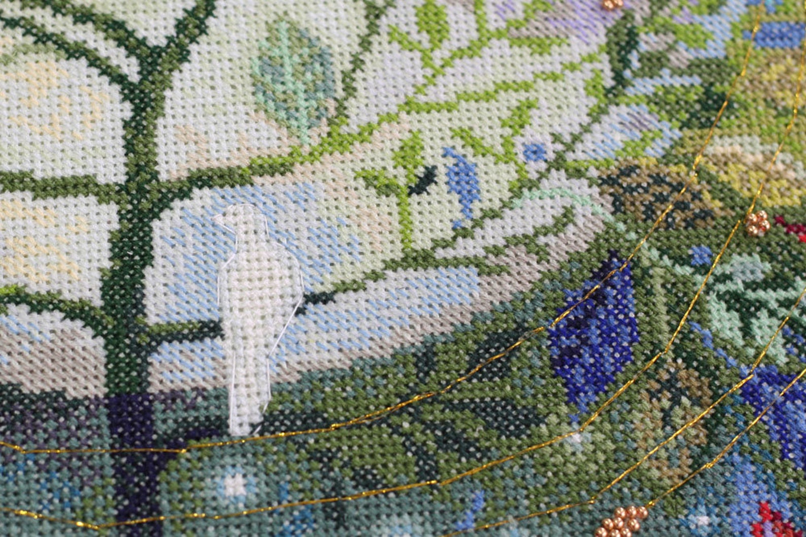 DIY Counted Cross Stitch Kit world Tree - Etsy