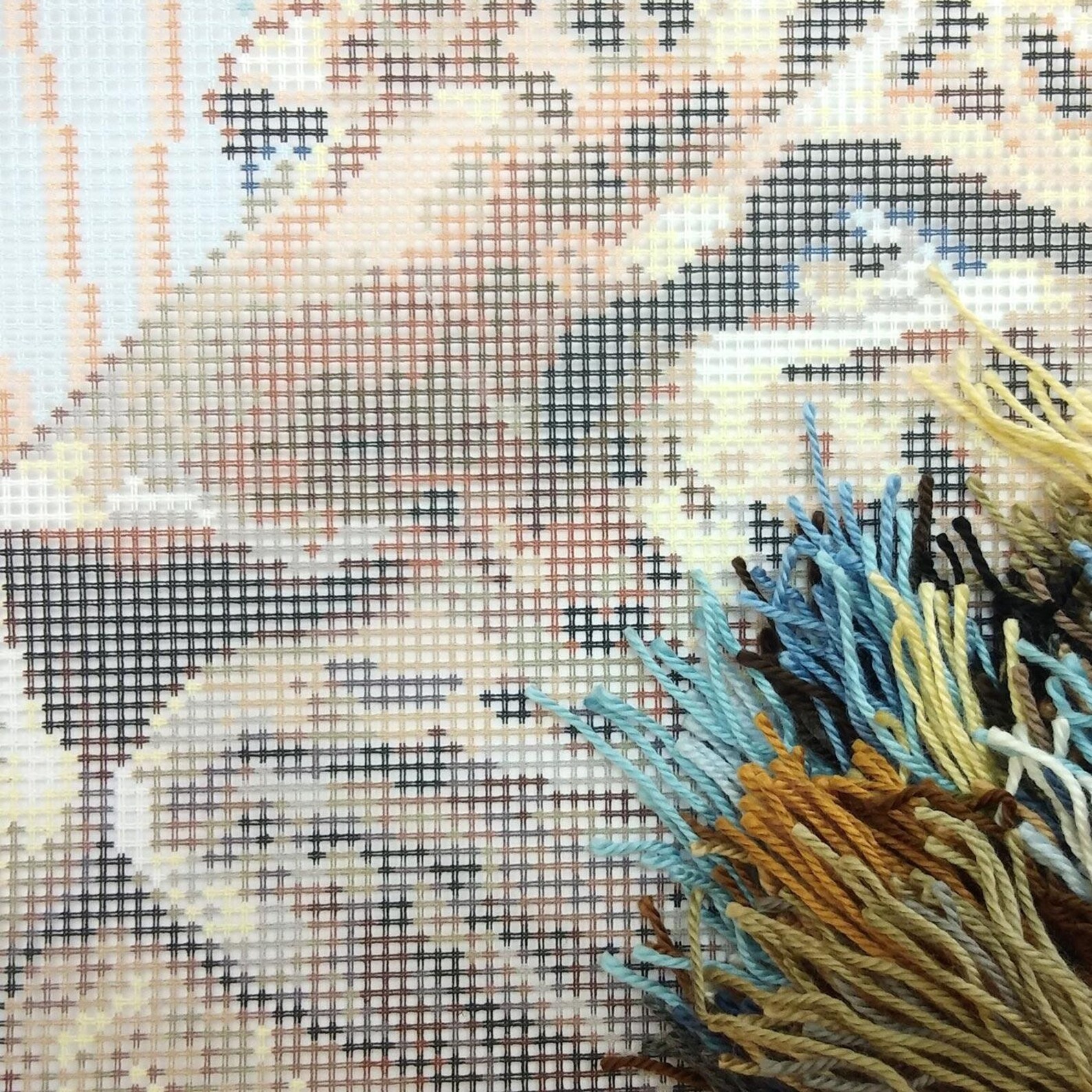 DIY Needlepoint Pillow Kit leopard Tapestry - Etsy