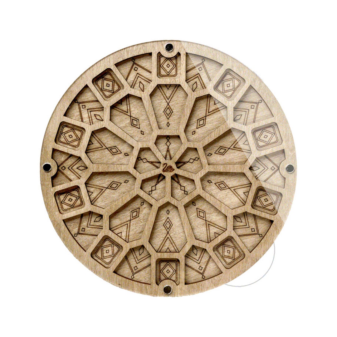 Wood Bead Organizer Tray With Lid "chamomile" | Seed Bead Storage ...