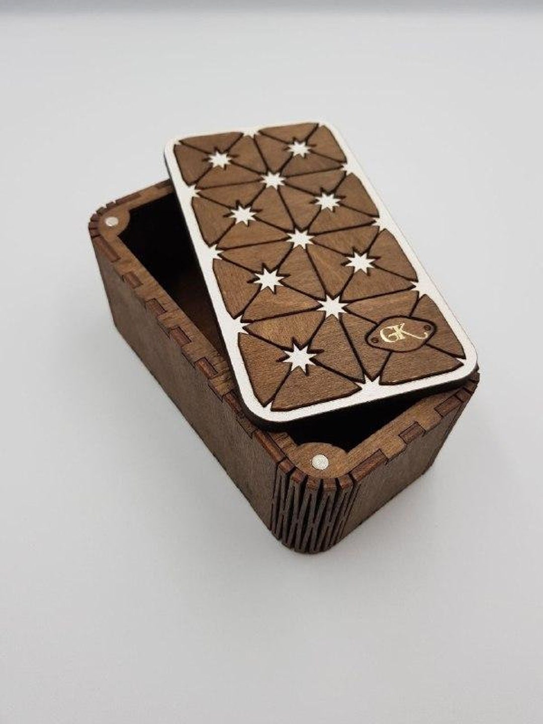 Wood Bead Organizer Tray With Wooden Lid , Seed Bead Storage Container ...