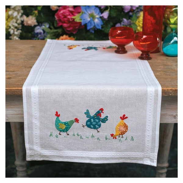 Chicken Table Runner Pattern - Etsy