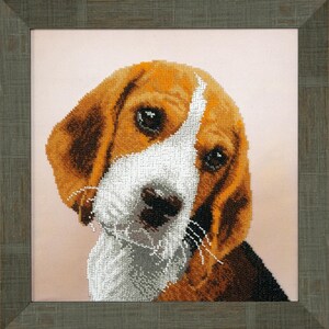 DIY Beadwork Kit beagle 10.4x10.2 - Etsy