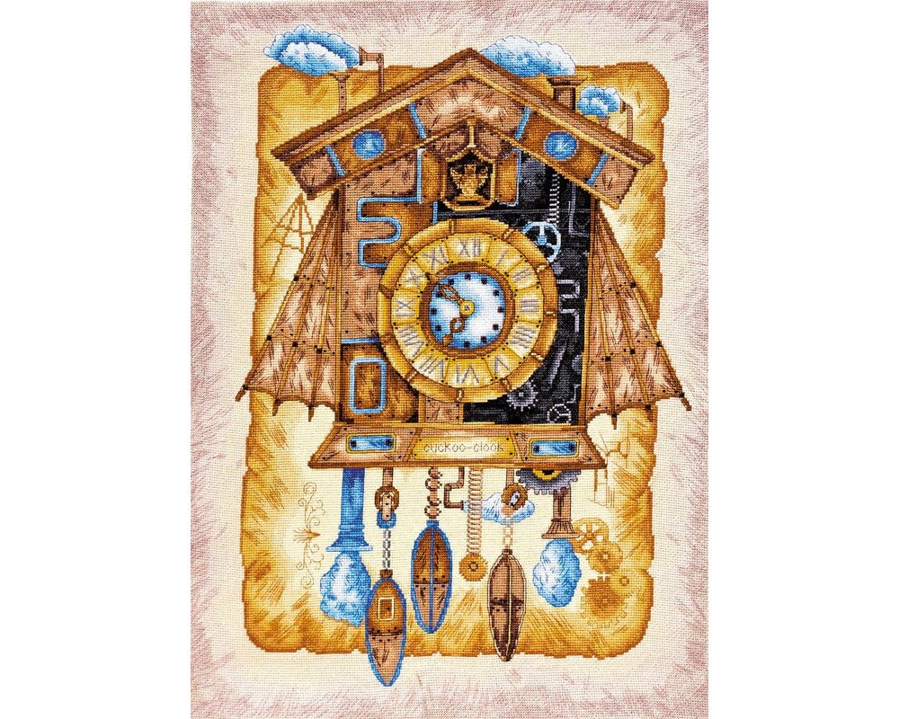 DIY Counted Cross Stitch Kit cuckoo Clock | Etsy