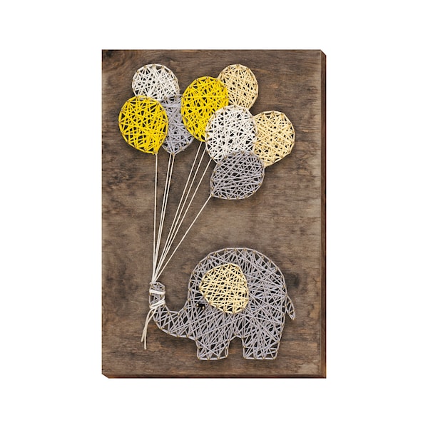 Elephant String Art - Etsy