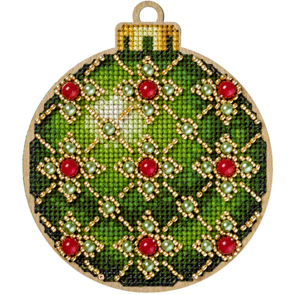 DIY Christmas Tree Toy Kit green Ball Embroidery - Etsy