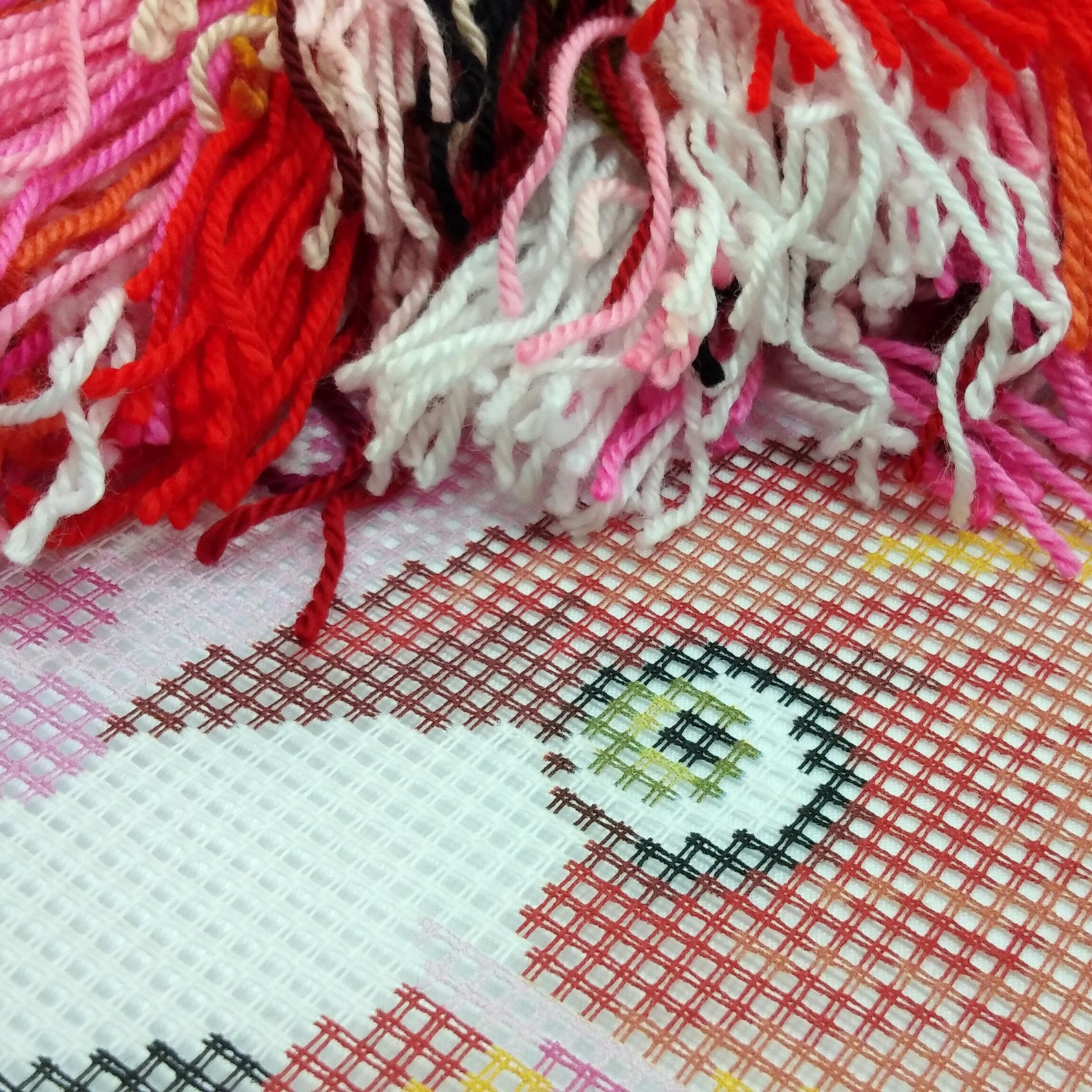 DIY Needlepoint Pillow Kit Flamingo Tapestry | Etsy