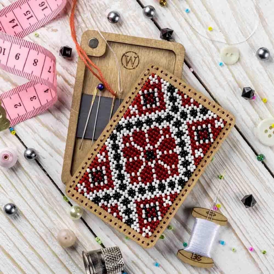 Kit for Creating a Needle Box, DIY Needlework Holder, Magnetic Needle ...