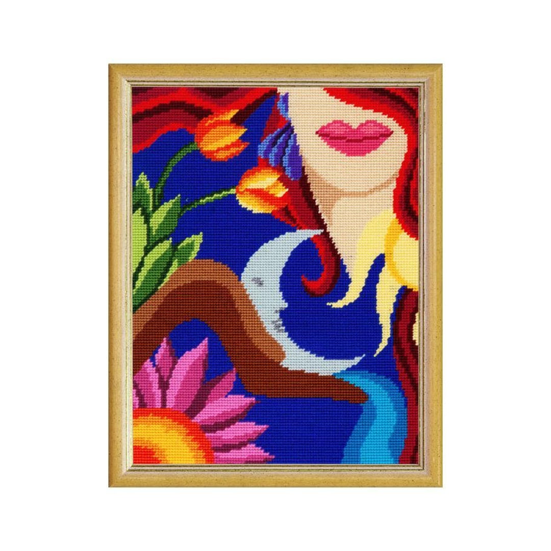 DIY Printed Tapestry Kit "spring Caprice" 14.2x18.5 in / 36x47 Cm ...