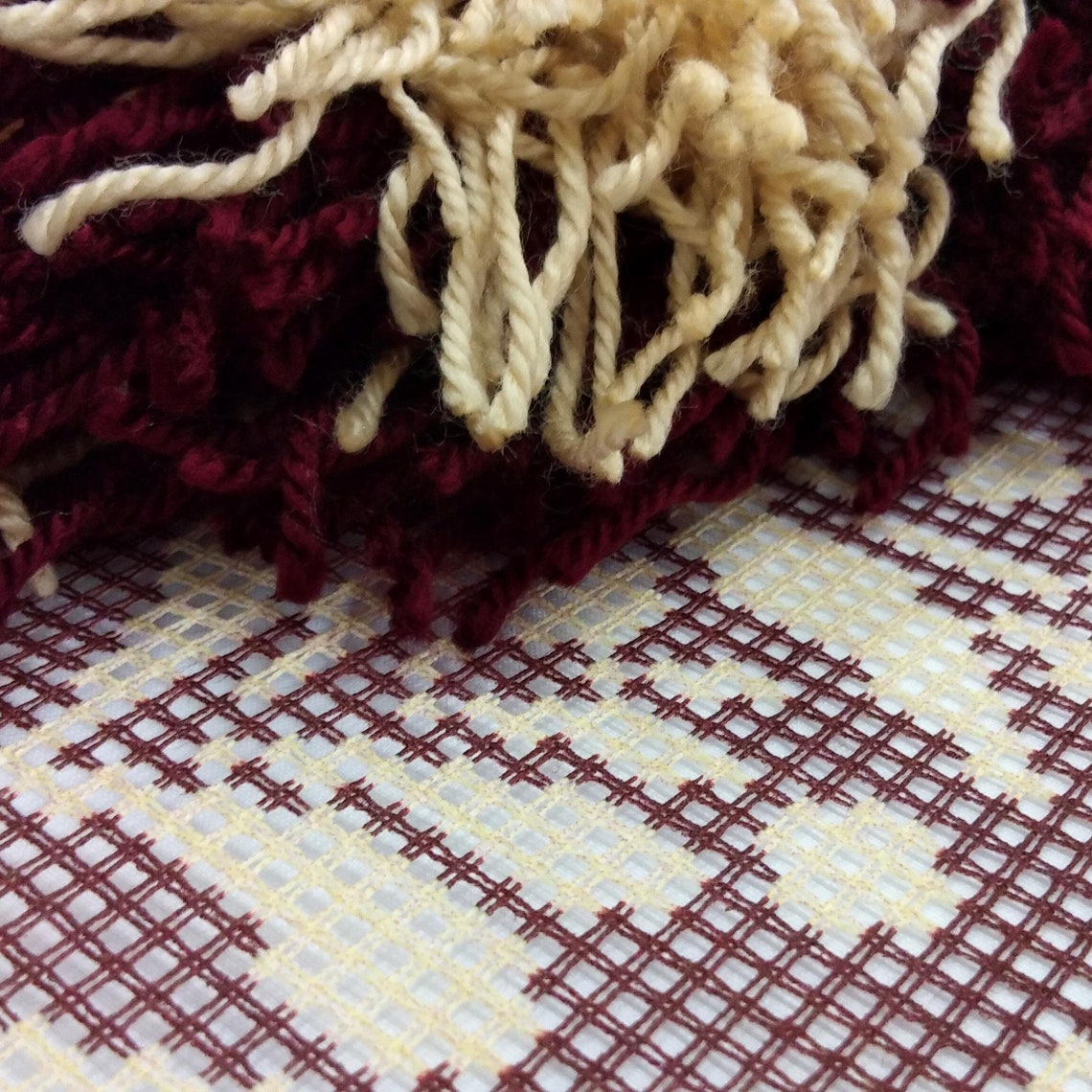 DIY Needlepoint Pillow Kit floral Patterns - Etsy