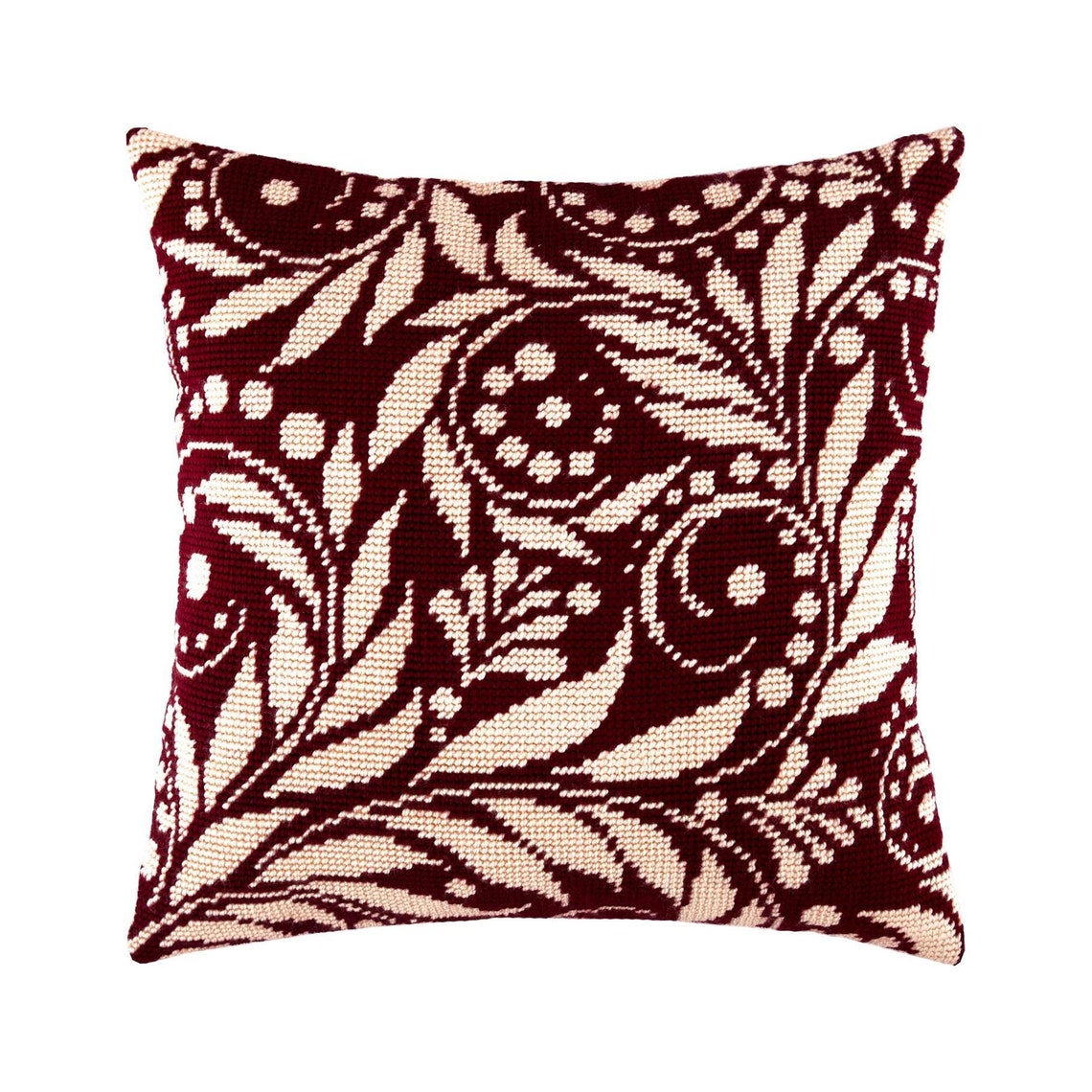 DIY Needlepoint Pillow Kit floral Patterns - Etsy