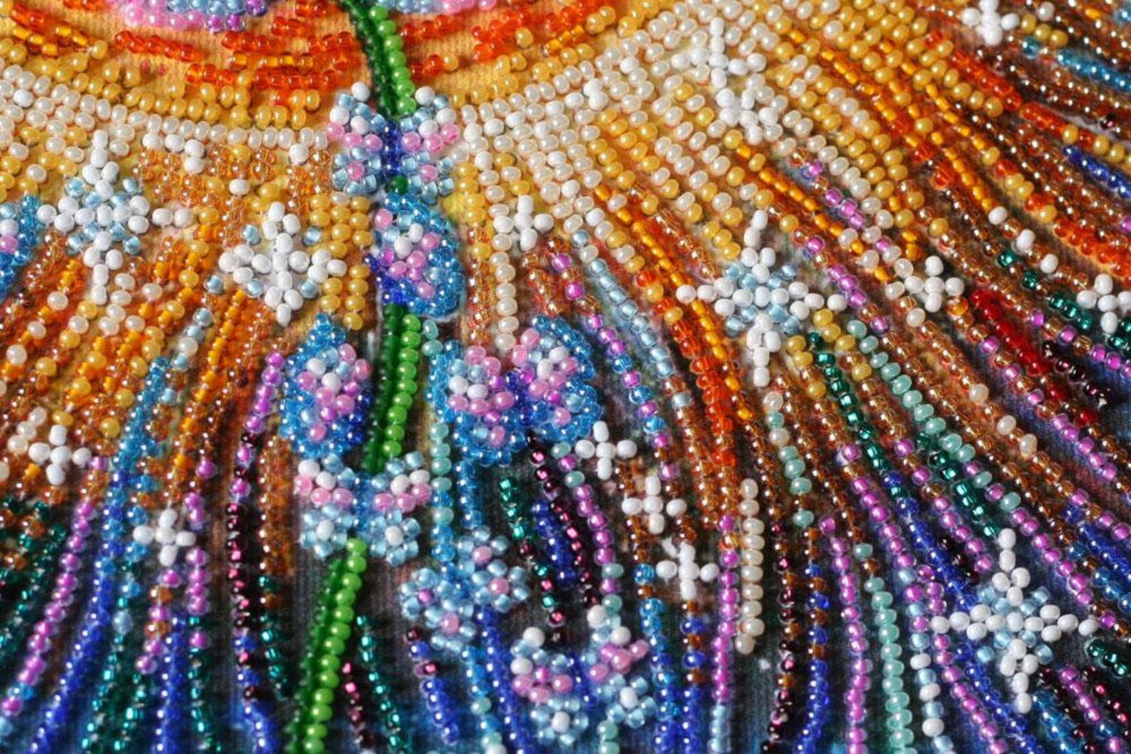 DIY Bead Embroidery Kit on Art Canvas magic Shine Beadwork Kit, Abris ...