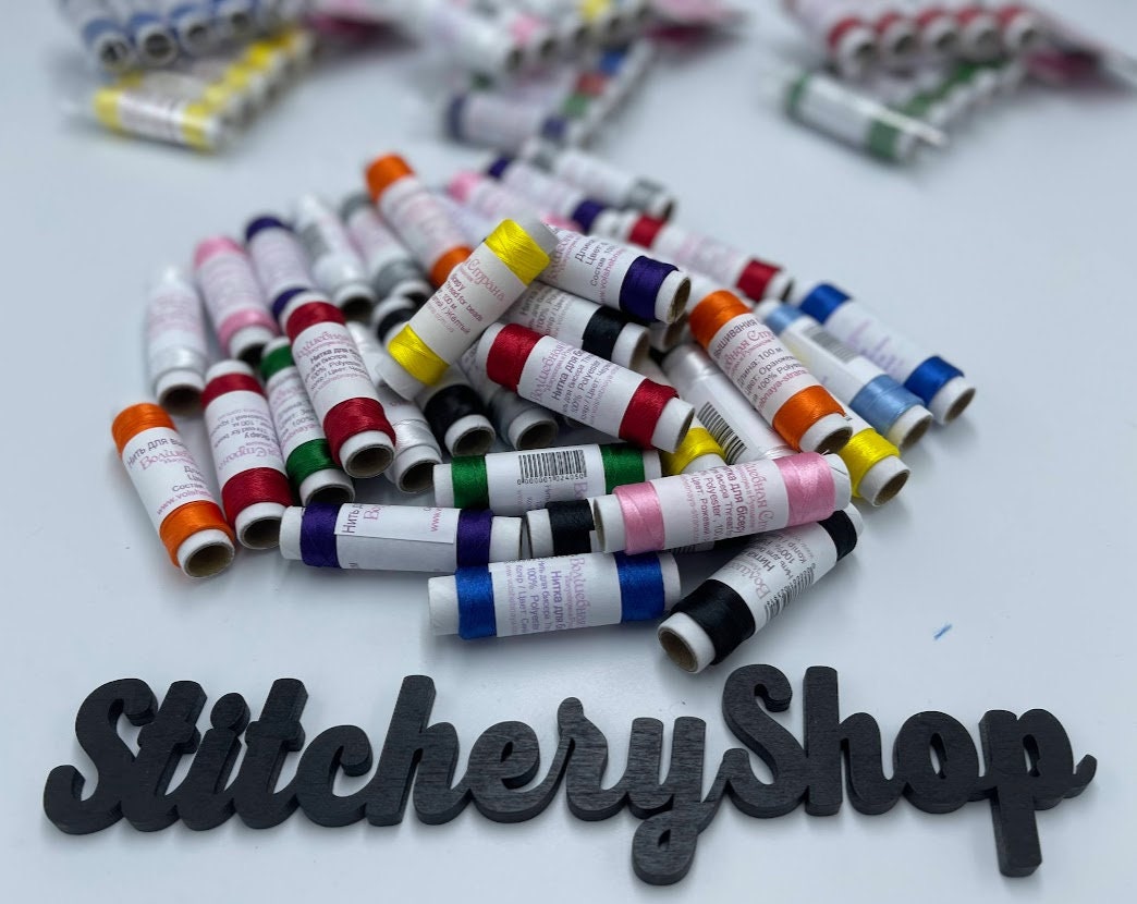 Beading Threads Thread for Beads Set of 10 Colored Threads - Etsy