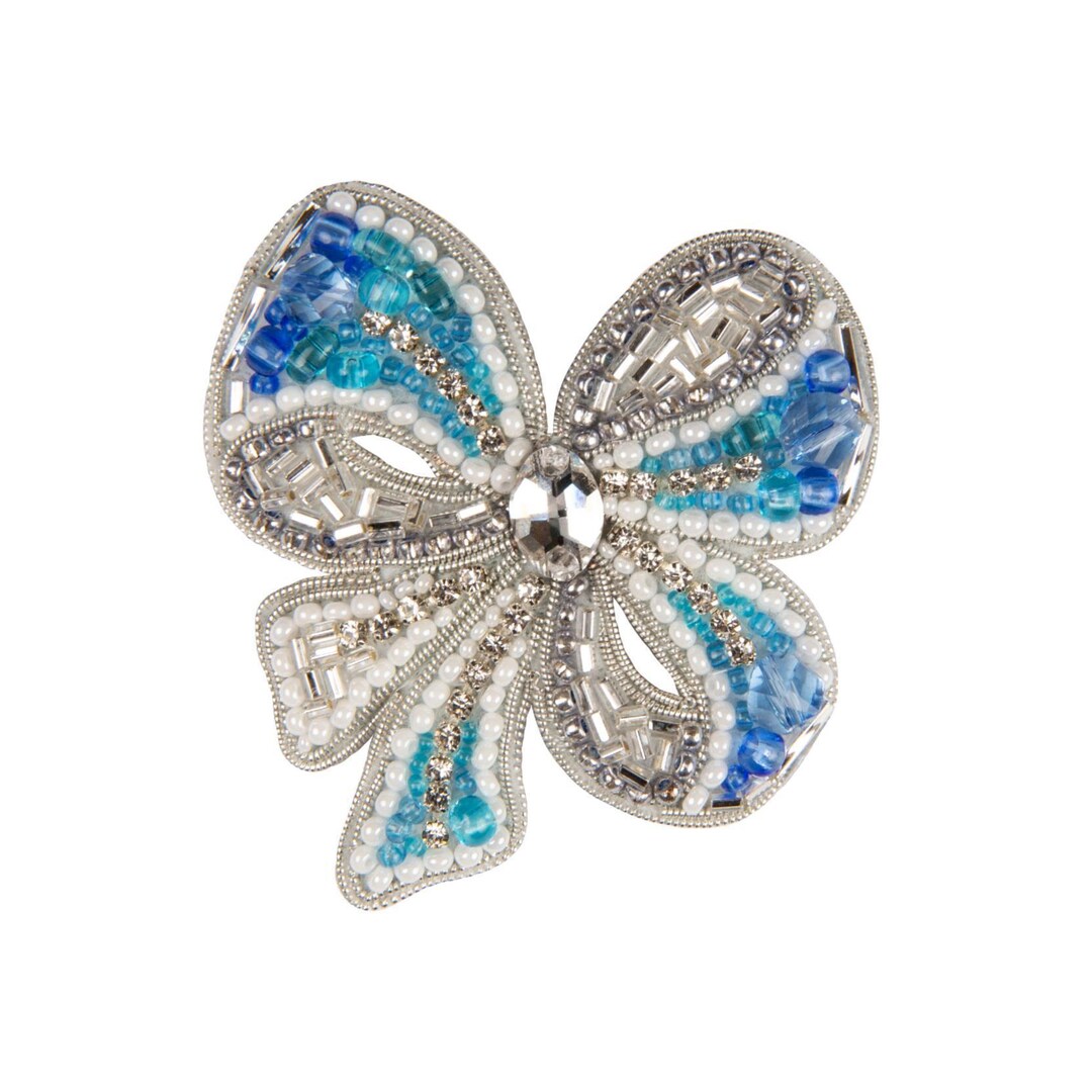 Beadwork Kit for Creating Brooch "bow", DIY Jewelry Making Kit, Brooch ...