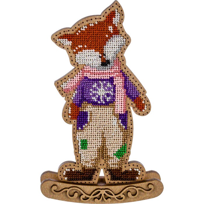 DIY Christmas Toy Kit fox Xmas Tree Beading - Etsy