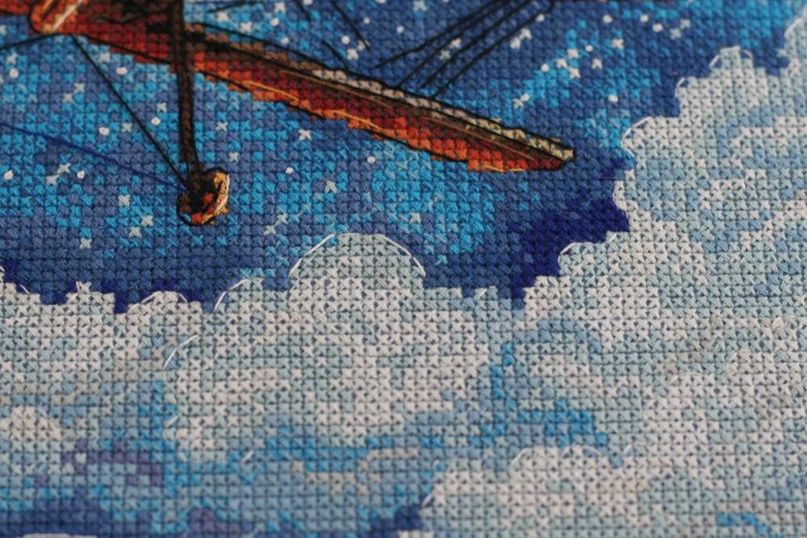 DIY Counted Cross Stitch Kit above the Clouds | Etsy