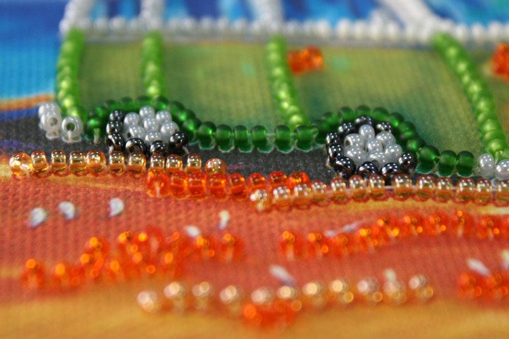 DIY Bead Embroidery Kit on Art Canvas surfing - Etsy