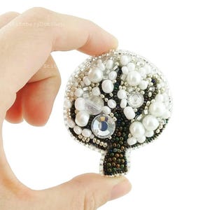 Beadwork Kit for Creating Brooch "tree", DIY Jewelry Making Kit, Brooch ...