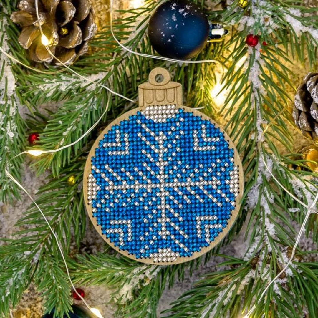 DIY Christmas Tree Toy Kit "blue Ball" | Christmas Tree Decor ...