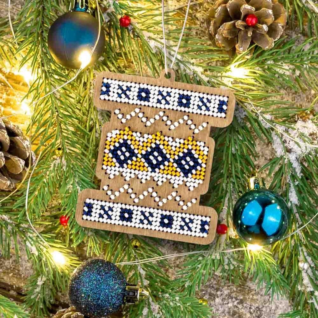 DIY Christmas Tree Toy Kit "spool of Thread" | Christmas Tree Decor ...