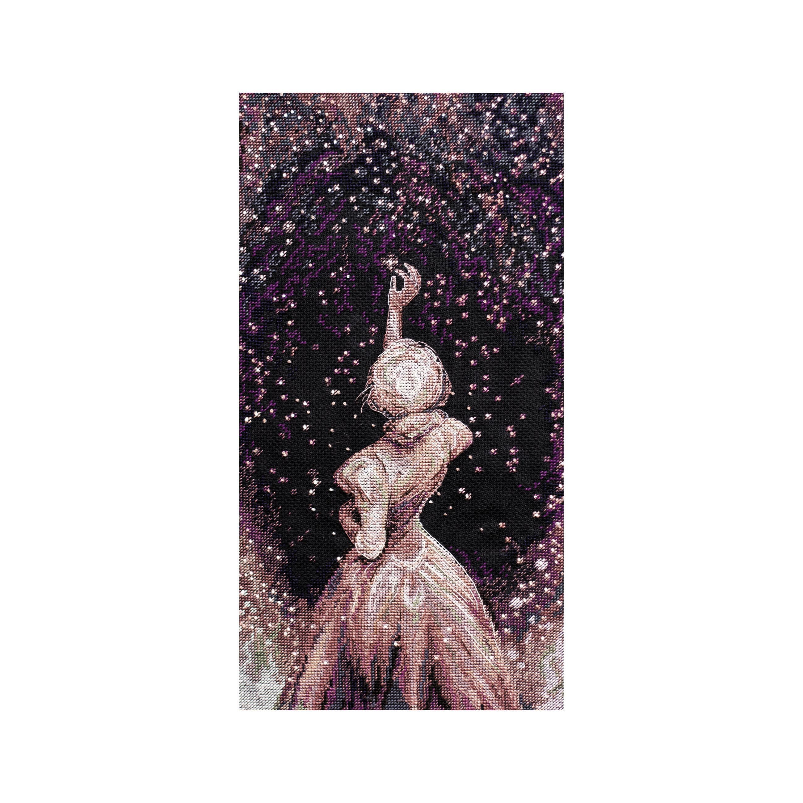 DIY Counted Cross Stitch Kit "wish Star", Embroidery Kit, Home Decor ...