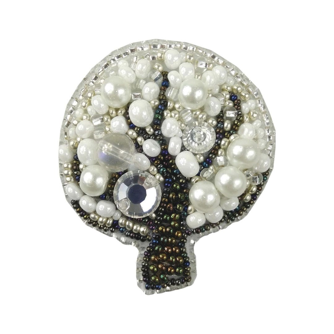 Beadwork Kit for Creating Brooch "tree", DIY Jewelry Making Kit, Brooch ...