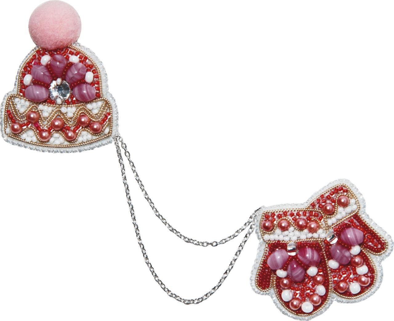 Beadwork Kit for Creating Brooch hat and Mitten - Etsy