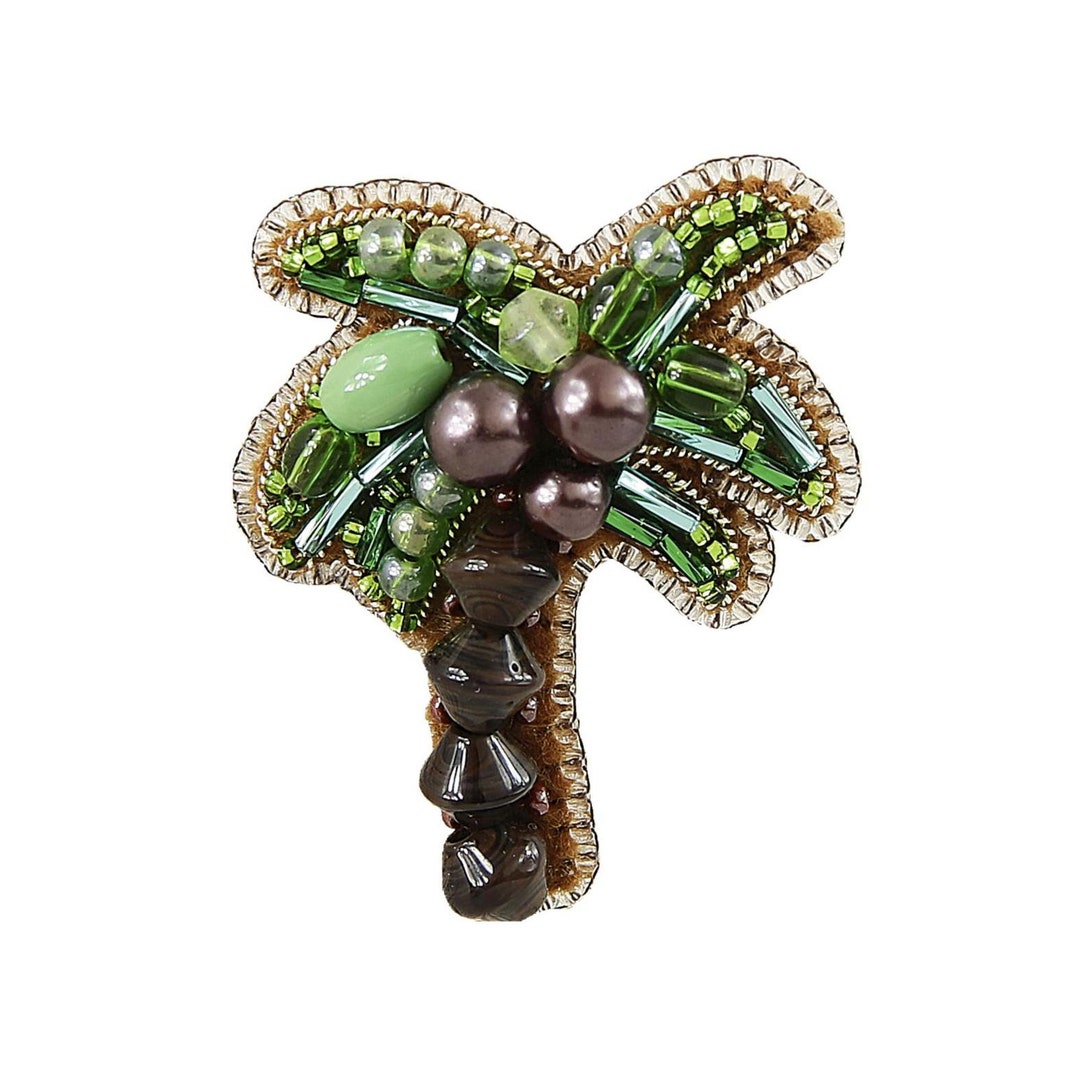 Beadwork Kit for Creating Brooch "palm", DIY Jewelry Making Kit, Brooch ...