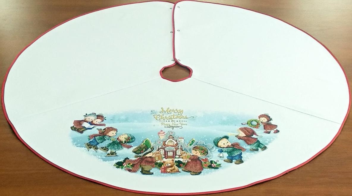 Christmas Tree Skirt for Beadwork DIY Christmas Tree Decor - Etsy