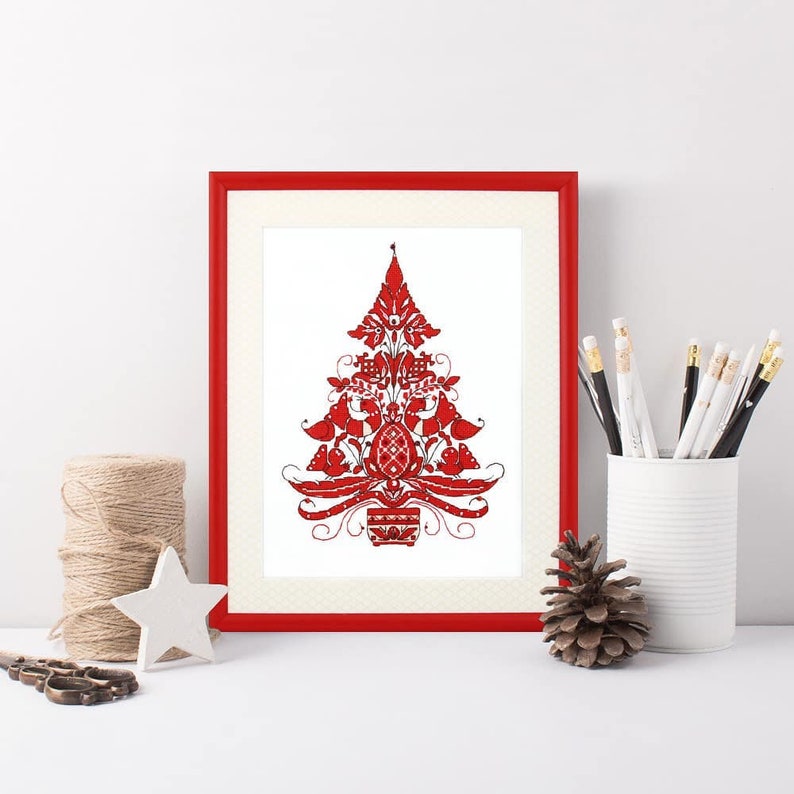 DIY Cross Stitch Kit the Tree of Life Embroidery - Etsy