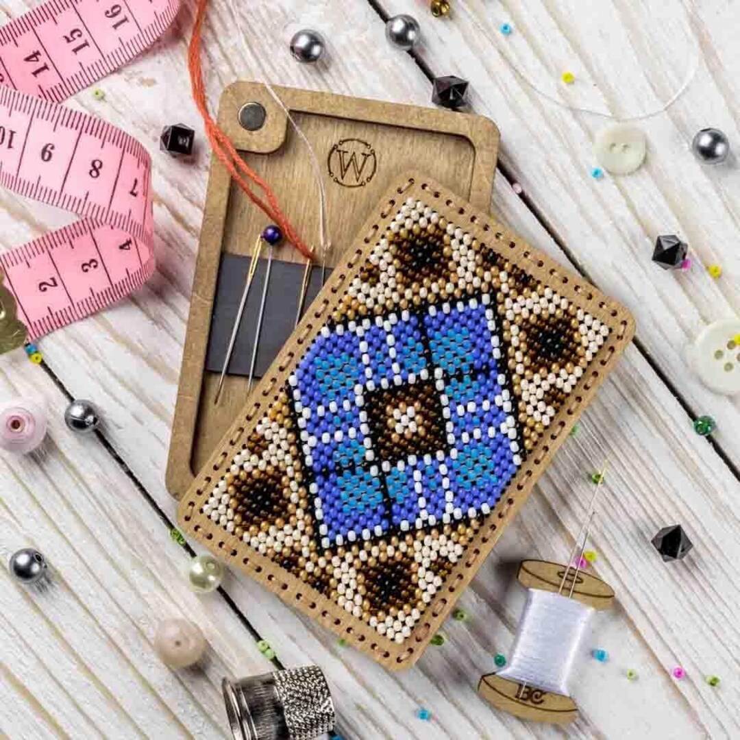 Kit for Creating a Needle Box, DIY Needlework Holder, Magnetic Needle ...