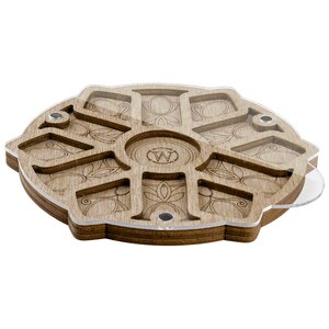 Wood Bead Organizer Tray With Lid , Seed Bead Storage Container Case ...