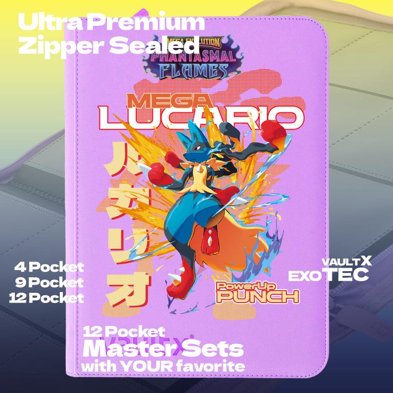 Custom Trading Card Binder – Pokémon, TCG & Sports | Vault X Exo-tec ...