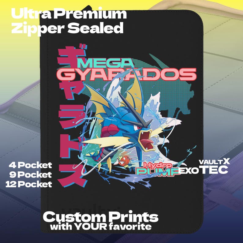 Custom Trading Card Binder – Pokémon, TCG & Sports | Vault X Exo-tec ...