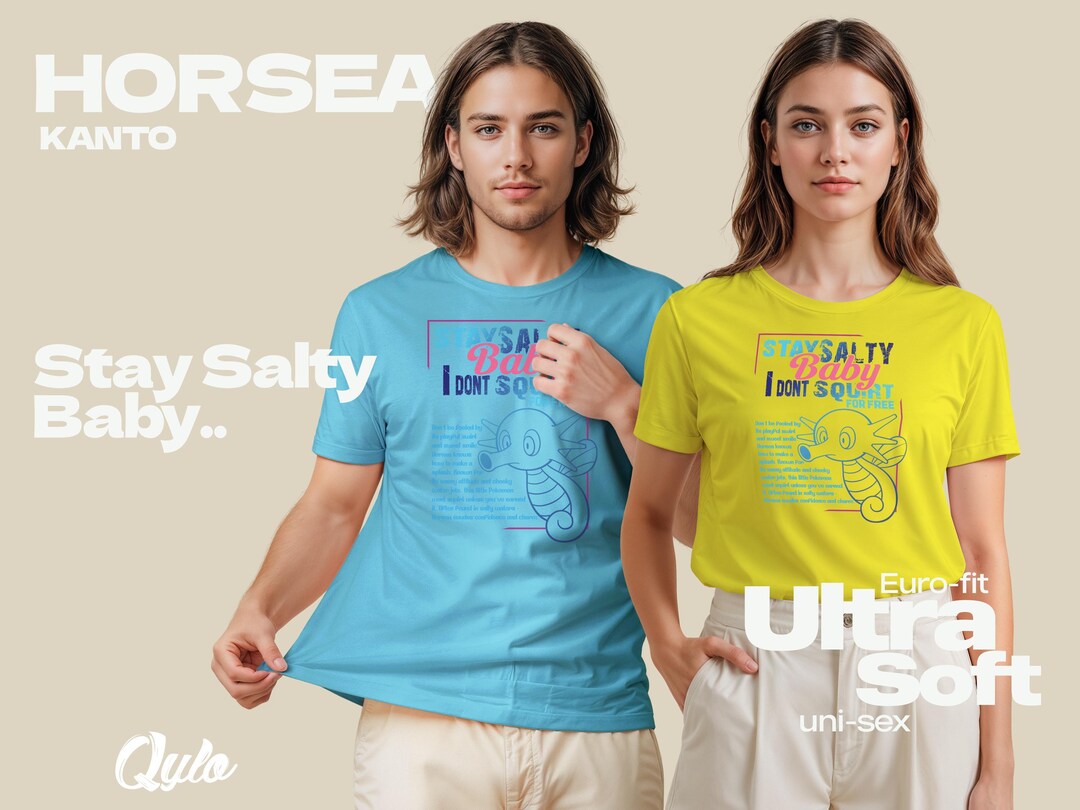 Stay Salty Baby... | Horsea Inspired Shirt | Anime Tee - Etsy