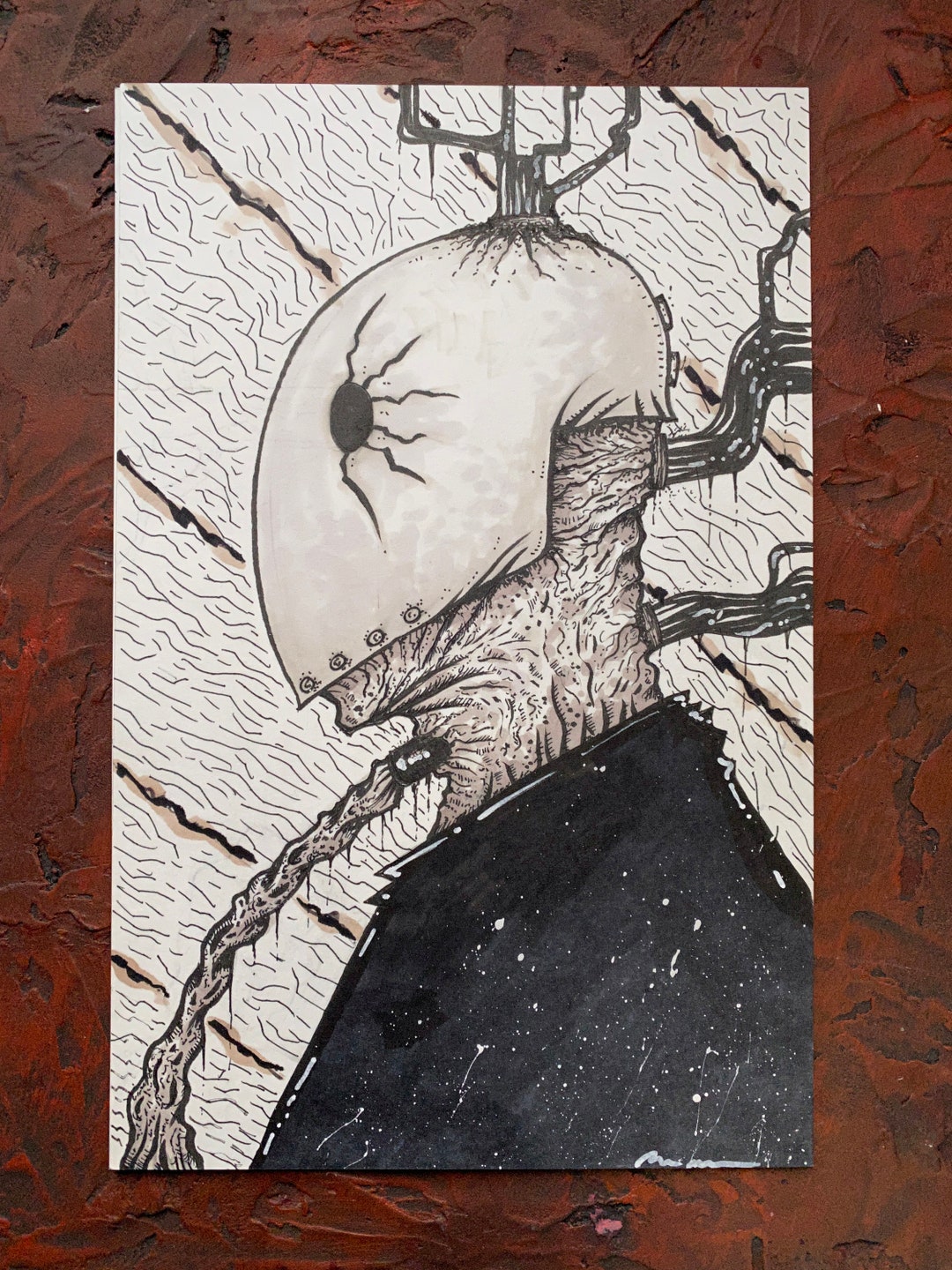 Feeding Time Original Gothic Creepy Dark Art Horror Steam Punk - Etsy