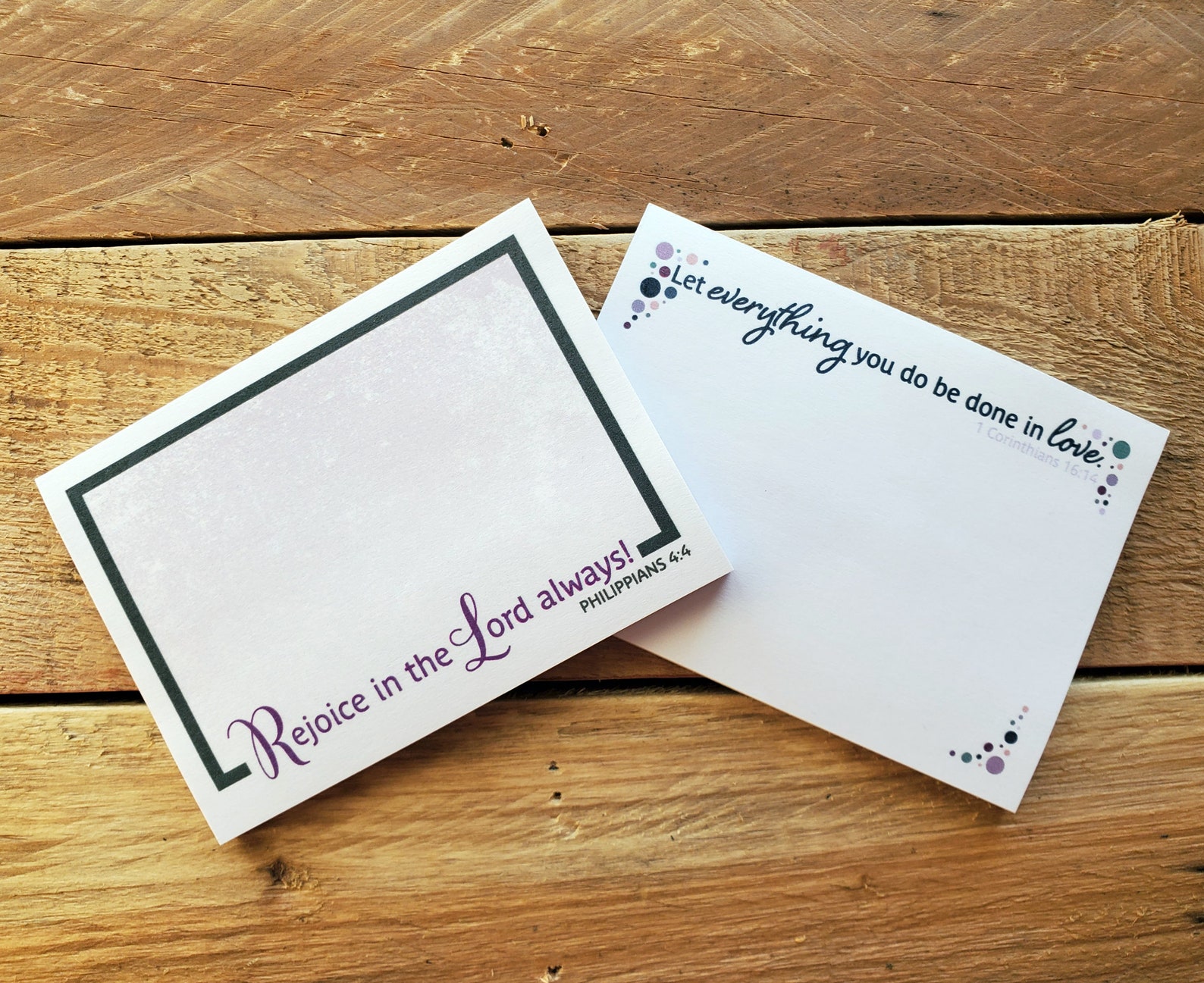 Religious Post-it Sticky Notes, Inspirational 2 Pack With Bible Verses ...